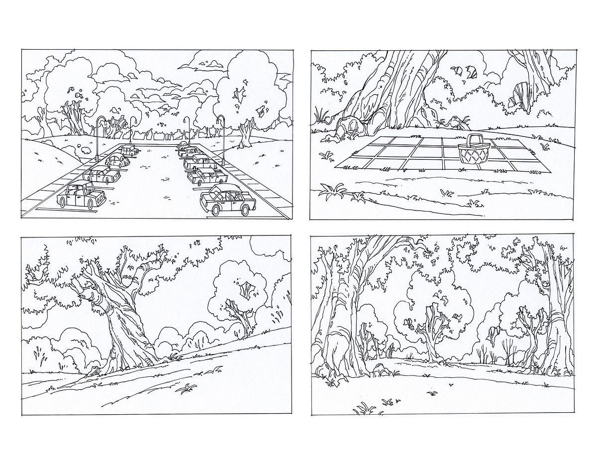 Wexler Show | Stephen Lewis Key Background Layout